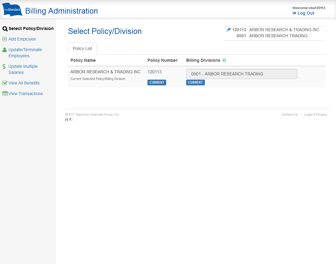 Billing Administration