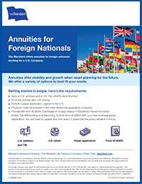 Sales Idea: Annuities for Foreign Nationals | Annuity Buzz